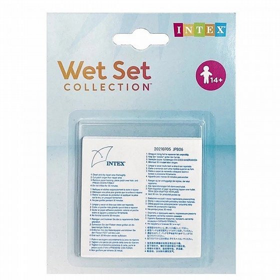 ביג ספורט | סט מדבקות לתיקון חורים בבריכה INTEX 59631