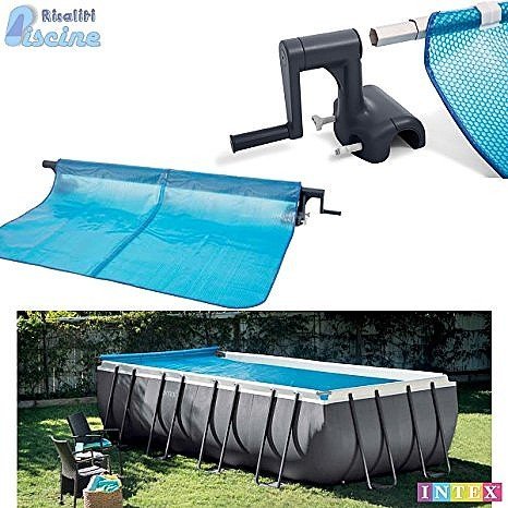 ביג ספורט | גלגלת טלסקופית לכיסוי בריכות עיליות INTEX 28051